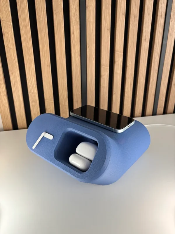 Modern Clock Organizer – with MagSafe for Wireless Charging - Z-Axis Shop